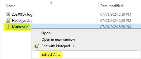 NemSight® Market File Fix